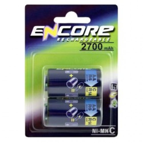 Uniross Encore Power EN0289 C / R14 Size Converters with AA NiMH ...